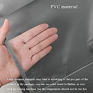 JRIQHOLD Purse Organizer Closet Dustproof Handbag Organisers Set, 2 Pcs 6 Pockets Nonwoven Fabric Easy Access Hanging Purse Storage Organizer for Dormitory Bedroom (Grey&Black)