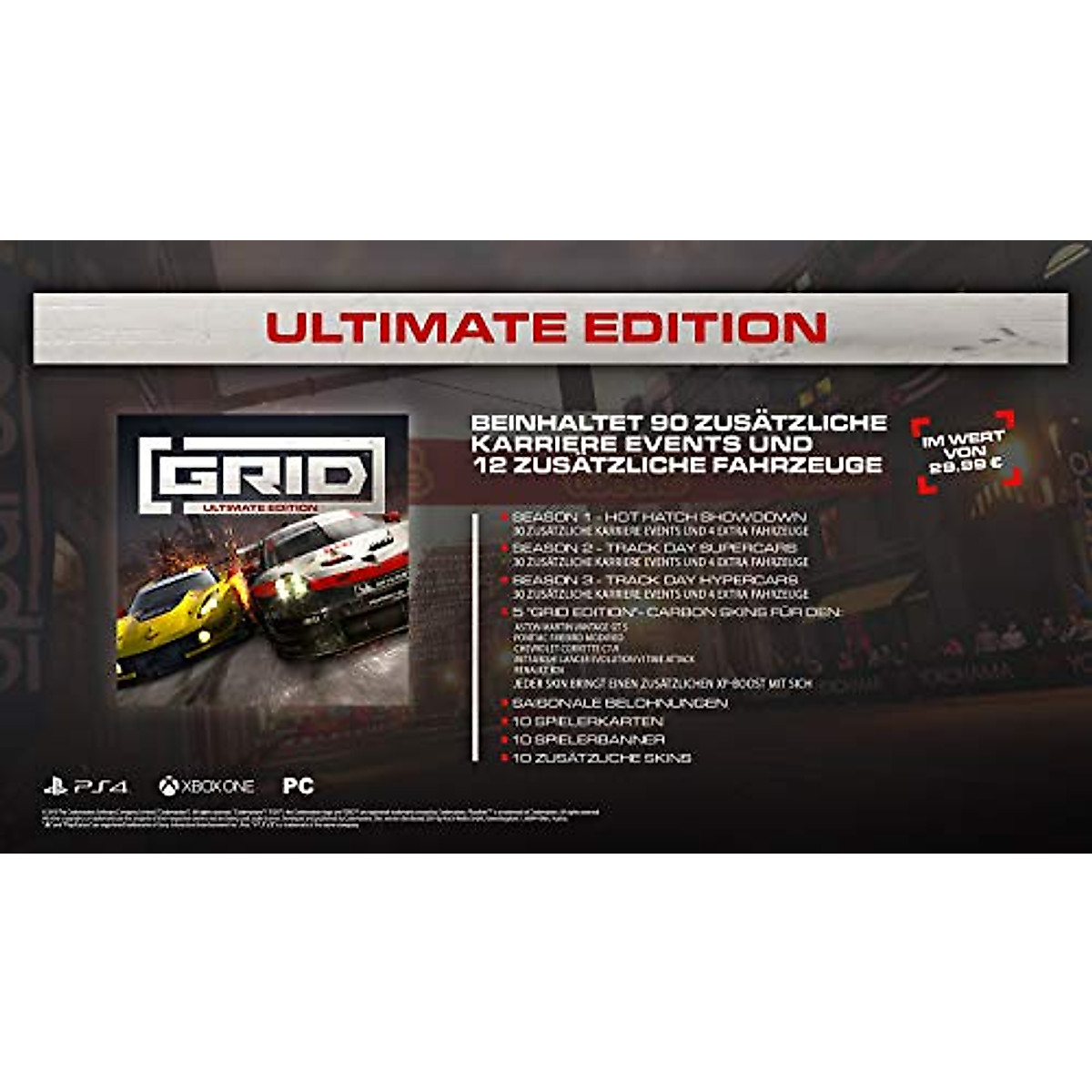 GRID ULTIMATE EDITION - [Xbox One]