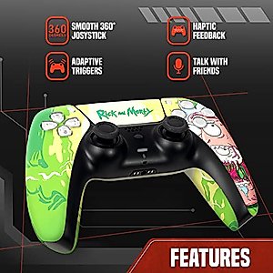 Dyeport Original PS-5 Controller compatible with Play-Station 5 Console | Custom PS-5 Wireless Controller | Printed in USA with Advanced HYDROGRAPHIC Technology (NOT JUST A SKIN or DECAL)