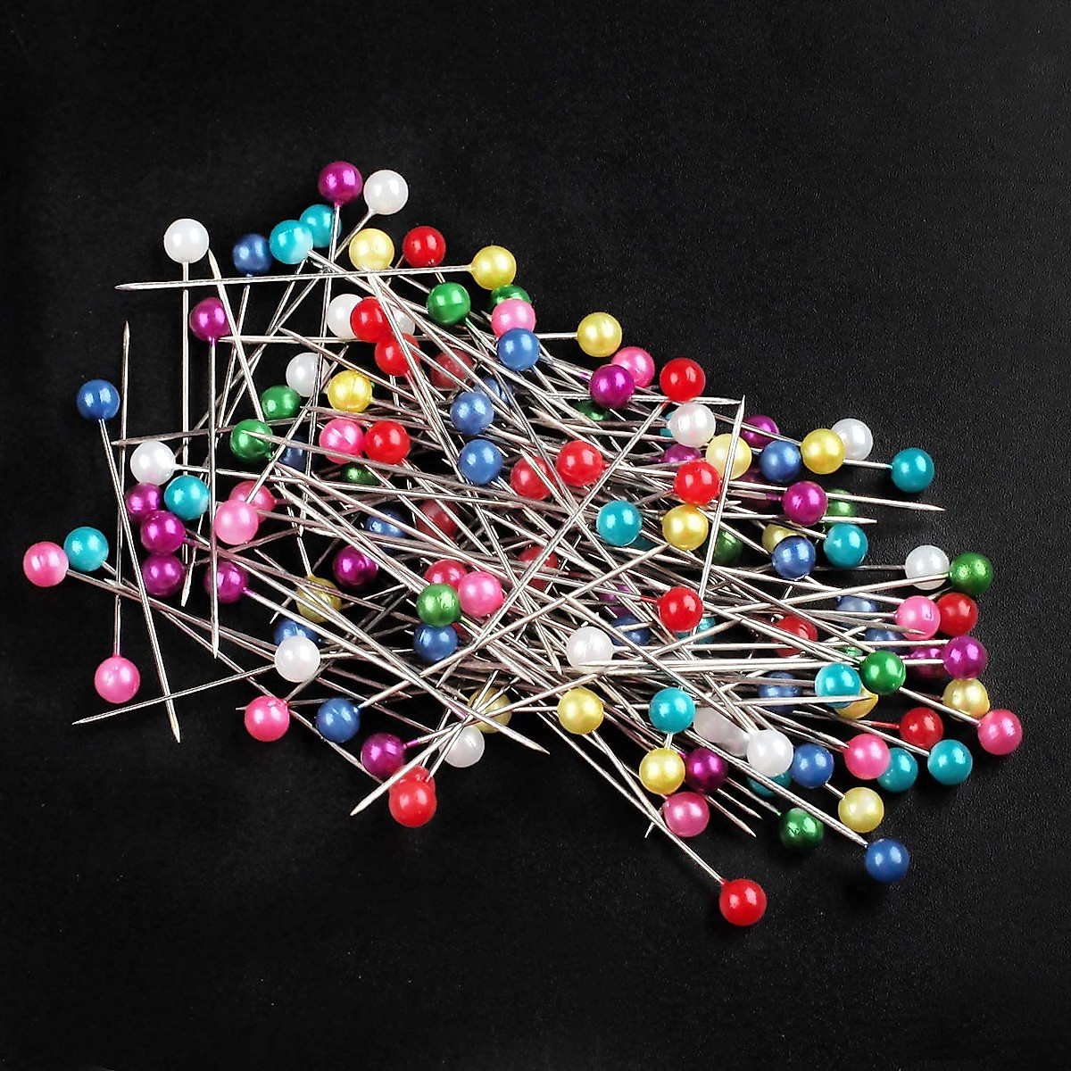 Sewing Pins, 600 PCS Straight Pins 1.6 in Pearlized Ball Head Pins, Sewing Pins for Fabric DIY Sewing Pins Crafts