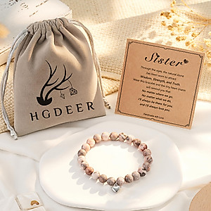 HGDEER Sister Gifts, Sisters Birthday Gifts for Sister from Sister Mothers Day Christmas Gifts for Sister, Easter Basket Stuffers Gifts for Teens Adult Women