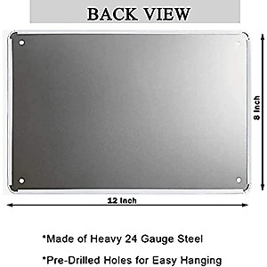 Decleezw Cocktail Espresso Martini Metal Signs Retro Print Wall Art Illustration Poster Bar Kitchen Room Decor 12x8 inch, 8inch*12inch