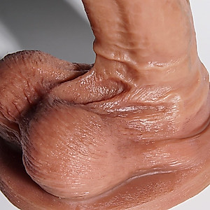 Huge Silicone Dildo with Hyper-Realistic Veins, 11-Inch Giant Size, 8.7 Inches Can Be Inserted and Strong Big Suction Cup Base - Perfect for Those Who Love XXL and Long Dildos Women and Couples