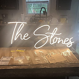 Jadetoad Customizable Neon Sign for Wedding Party Backdrop Photo Shoot Prop Home Decor, Customized Led Light Sign- Create Memorable Moments with Personalized Illumination, Unique Gift! (40")