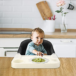 Hook on Chair with Removable Dining Tray, Portable Clip on High Chair Use at Most Tables, Fast Table Chair with Carry Bag, Travel Feeding Seat for Baby & Toddlers