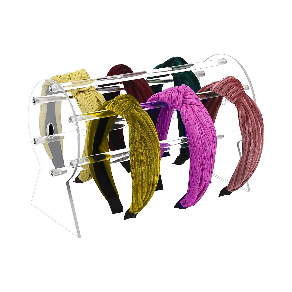 TOOPILAT Headband Holder,Hairband Display Stand, Clear Jewelry Organizer for Girl Women Gifts, The Perfect Headband Display Organizer