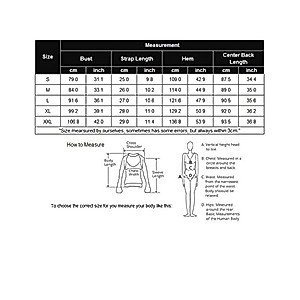 Ekouaer Night Gowns for Adult Women Long Nightgown Sexy Full Slips Sleepwear Sleeveless Pajama Sleep Dress White M