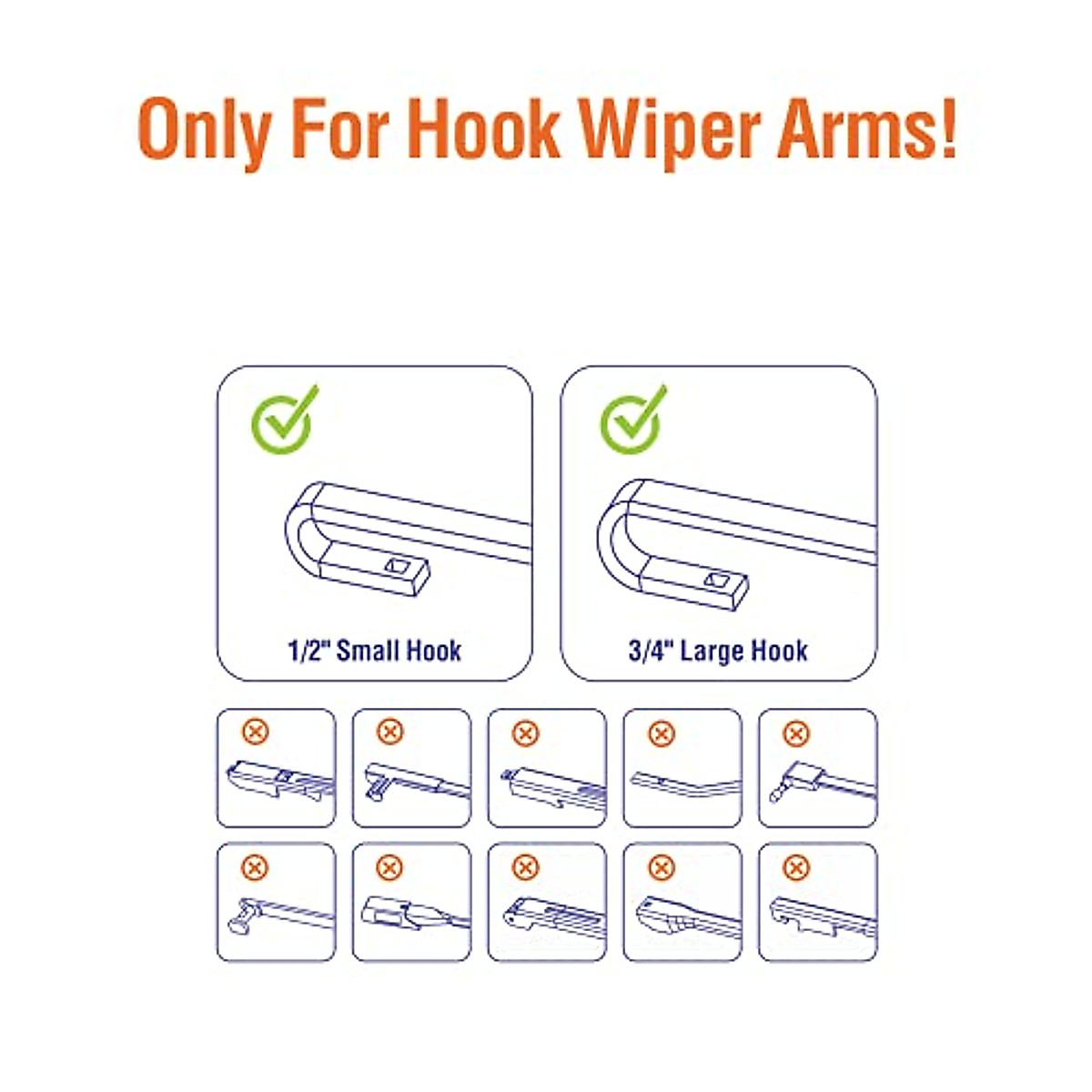 WOWIPER OE Quality Windshield Wiper Blades - 28 and 14 inch (Set of 2), Metal Base for 300% More Stable, for Hyundai Elantra 2016-2011 /Toyota Corolla 22-20 Prius C 19-12 /Honda Fit 22-09 +More