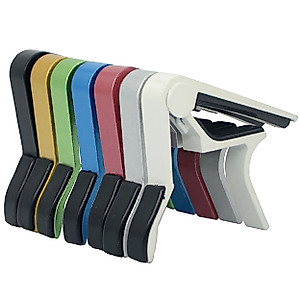 Guitar Capo for Acoustic and Electric Guitars with 6 String Aluminum Material Acoustic Electric Tools Colorful-Green