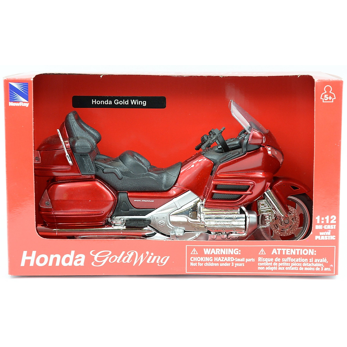 New-Ray 57253 "Honda Goldwing 2010" Colors May Vary Motorbike