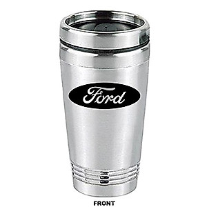 CHROMA 57500 Stainless Ford Oval Logo Travel Tumblerz