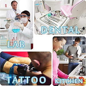 3 Pack Professional Medical Surgical Stainless Steel Dental Procedure Tray Thickening Lab Instrument Tools Trays -Flat Type (8.6" * 6.0" * 0.8", 3)