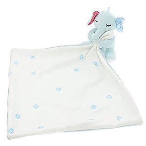 TOYANDONA Plush Comforter Towel Lovey Stuffed Animal Baby Security Infant Security Blanket Baby Snuggle Blanket Newborn Blankets Baby Soothing Towel Cute pp Cotton Animal Head
