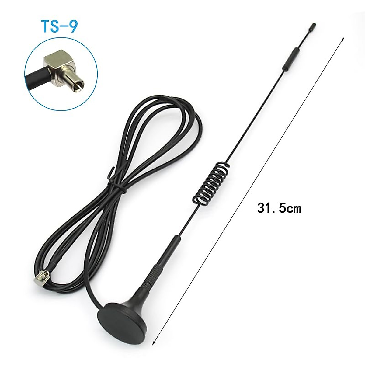 10dBi External 4G LTE 5G Dual TS9 Magnetic Antenna for Netgear AT&T Nighthawk M6 MR6110 MR6500 M5 MR5100 MR5200 M1 MR1100 Verizon Jetpack 8800L MiFi Hotspots Netgear LB1120 Router, Slinkdsco
