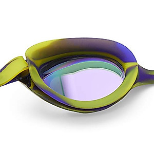 Speedo Unisex-child Swim Goggles Junior Hyper Flyer Ages 6-14 Purple/Iris Mirrored