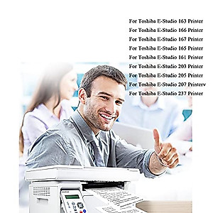 Toner Cartridge T-1640c Works for Toshiba T-1640c for Toshiba E-Studio 163 166 167 165 161 203 205 207 237 Printer Monochrome Laser Printer,Yields Up to 5,000 Pages Black