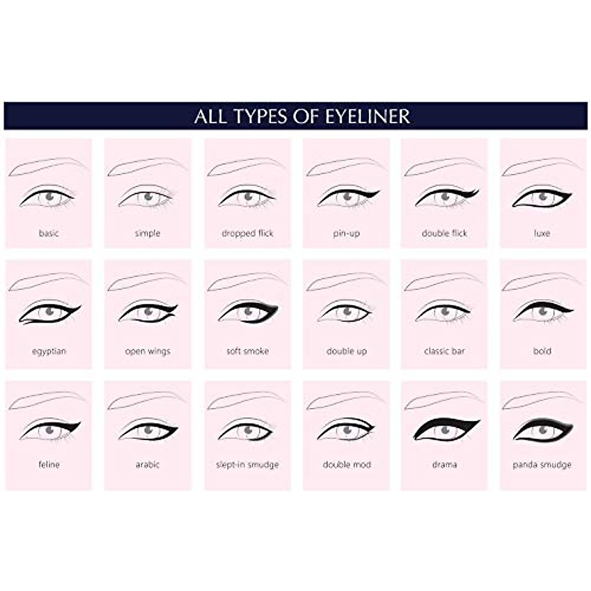 Arishine Magnetic Eyeliner, Natural Look,Waterproof and Smudge Resistant