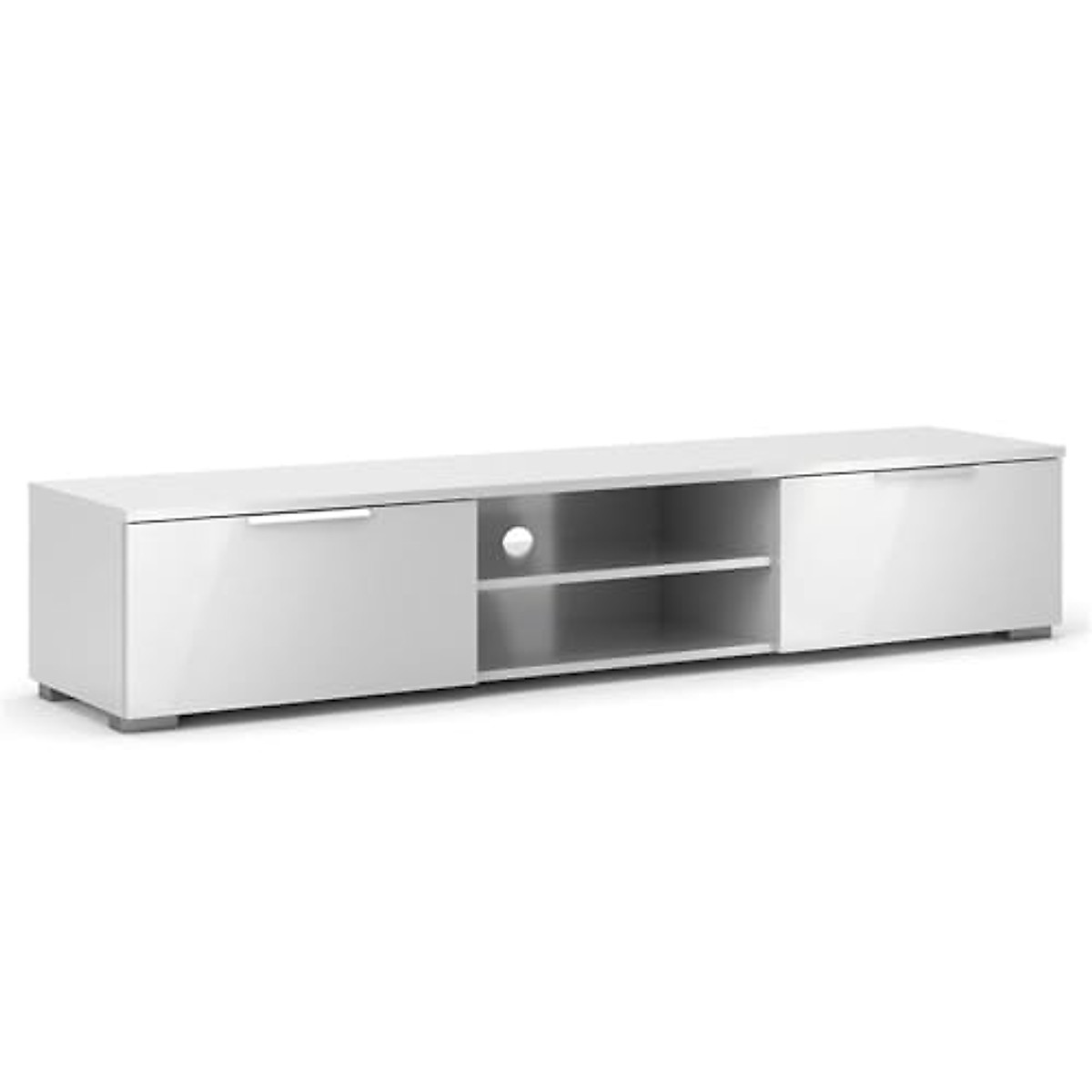 Tvilum Match TV Stand, White High Gloss