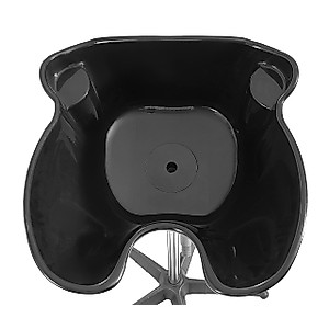 Portable Mobile Shampoo Bowl, Height-Adjustable Hair Washing Sink, Shampoo Basin with Drain Pipe and Bucket, Suitable for Beauty Salon/Barber Shop