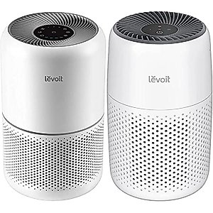 LEVOIT Air Purifier, Core 300, White & Air Purifiers for Bedroom Home, HEPA Freshener Filter Small Room Cleaner with Fragrance Sponge, White