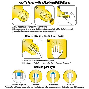 40 In yellow graffiti Number Balloons Helium Foil Mylar Balloon Birthday Party banquet Decoration Digital 2