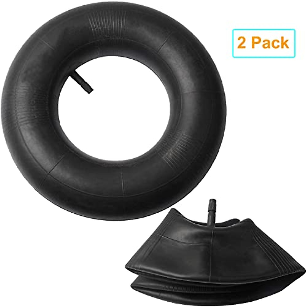 18x8.50-8/18x9.50-8 Inner Tube Replacement for Mowers, Hand Trucks, Wheelbarrows, Carts, Premium Lawn and Garden Inner Tube (2-Pack)