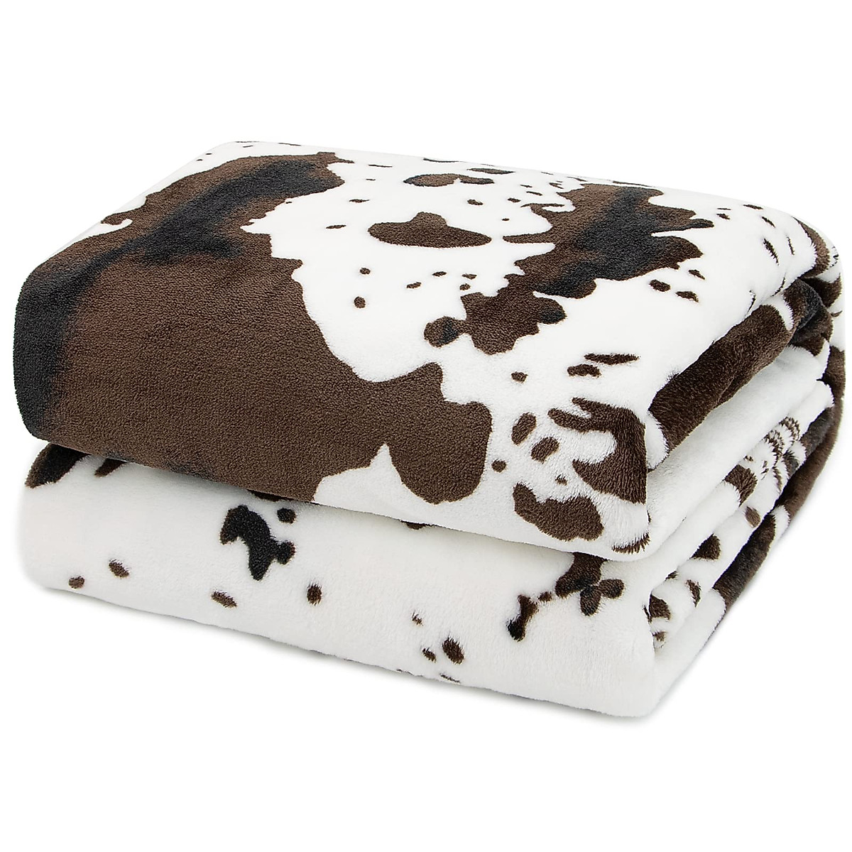 Cute Cow Print Blanket for Kids Cozy Soft Lightweight Cow Throw Blanket Warm Fleece Fuzzy Plush All Season Sofa Bed Travel Couch Cow Blankets Gifts for Baby Toddler Pet 40"x50"