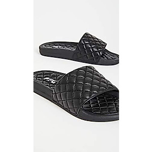APL: Athletic Propulsion Labs Women's Lusso Slides, Black, 7 Medium US