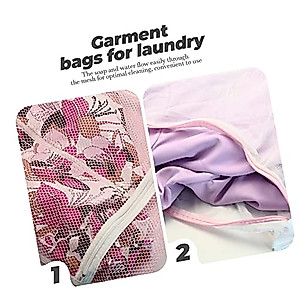 Cabilock 3pcs Hotel Organizer Pouches Washer Net Clothing Bag Factories Machine Mesh for Protector Guard Makeup Washing Travel College Wash Lingerie Bags Dorm Home Zipper Clothes