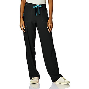 Carhartt Size Cross-Flex Women's Utility Scrub Pant, Black, Medium Tall