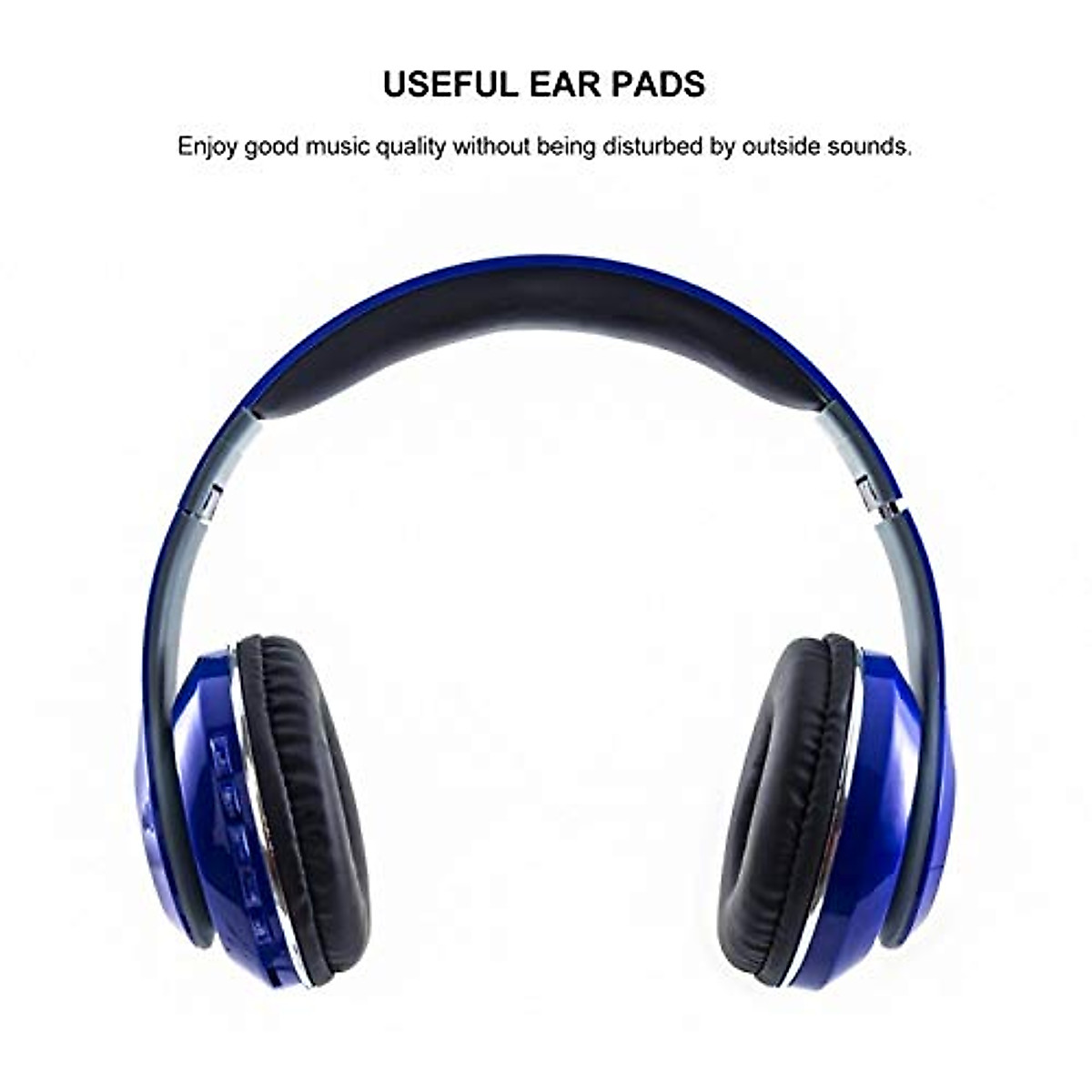 SOLUSTRE Wireless Headphones Wireless IEM 2pcs Headphone Replacement Pads Leather Headset Earpad Compatible for ATH- MSR7 - M50 - M50cwh (Leather) Headphones Wireless Headphones Wireless