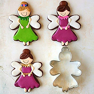Sugar Plum/Tooth Fairy Cookie Cutter, 4.5" Made in USA by Ann Clark