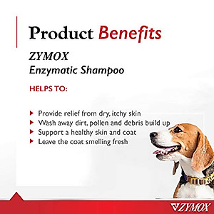 Zymox Enzymatic Shampoo for Dogs and Cats, 12oz