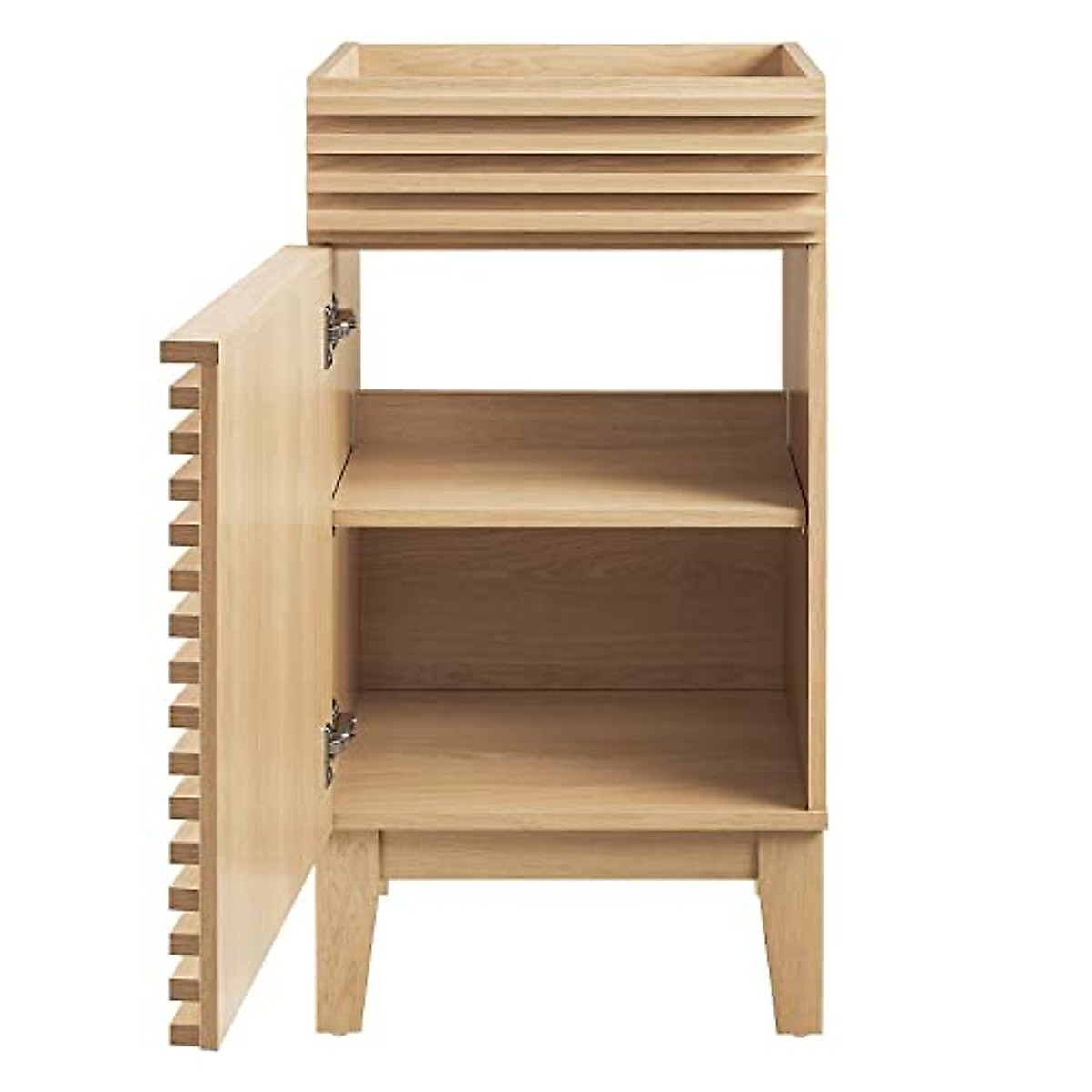 Modway Render 18" Bathroom Vanity in Oak - Sink Basin Not Included