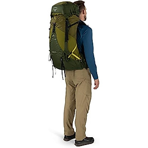 Osprey Atmos AG LT 50L Men's Backpacking Backpack, Black, L/XL