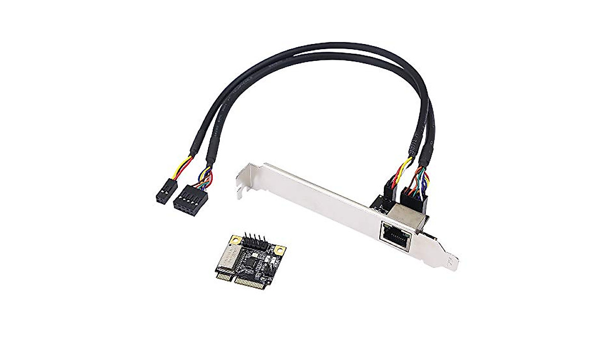 SinLoon Mini PCI-E Gigabit Ethernet Card - Drive-Free LAN NIC