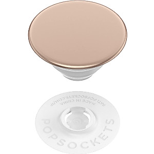 PopSockets Phone Grip with Expanding Kickstand, Solid PopGrip - Rose Gold