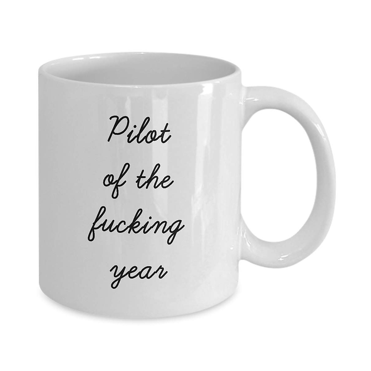 Best Pilot Mug Funny Appreciation Mug for Coworkers Gag Swearing Mug for Adults Novelty Tea Cup