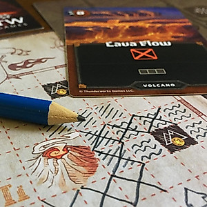 Thunderworks Games - Cartographers: Map Pack 1, Nebblis | Expansion for The Award-Winning Game of Fantasy Map Drawing | Strategy Flip and Write Board Game | Ages 10+ | Family Game for 1-75 Players