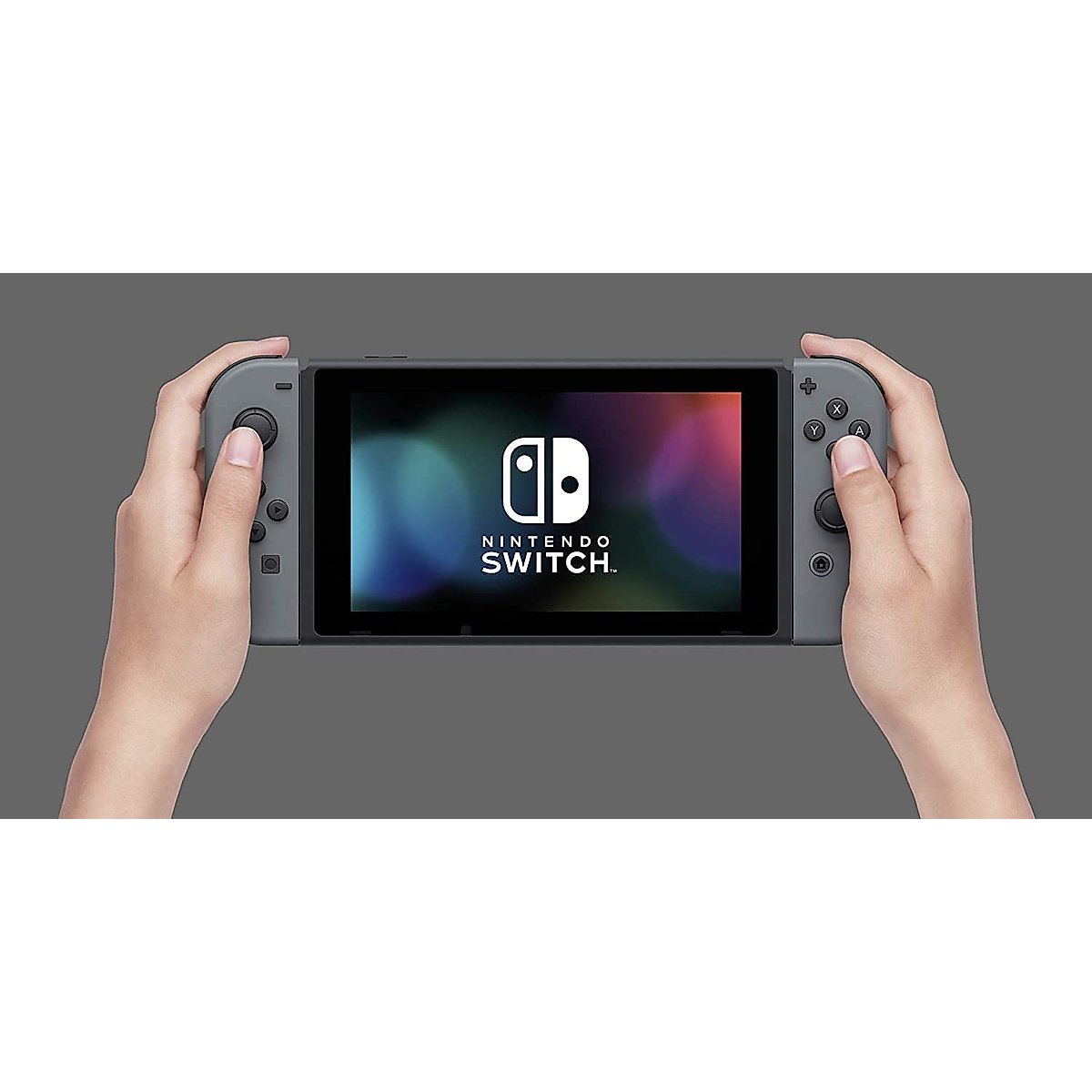 Nintendo Switch Deluxe Holiday Game Bundle: Nintendo Switch with Gray Joy-Con - 6.2" Touchscreen LCD Display + Nintendo Switch Minecraft Game and T.F. Card