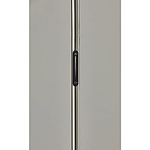 Adesso 5121-22 Solar LED Torchiere, Lamp, Brushed Steel