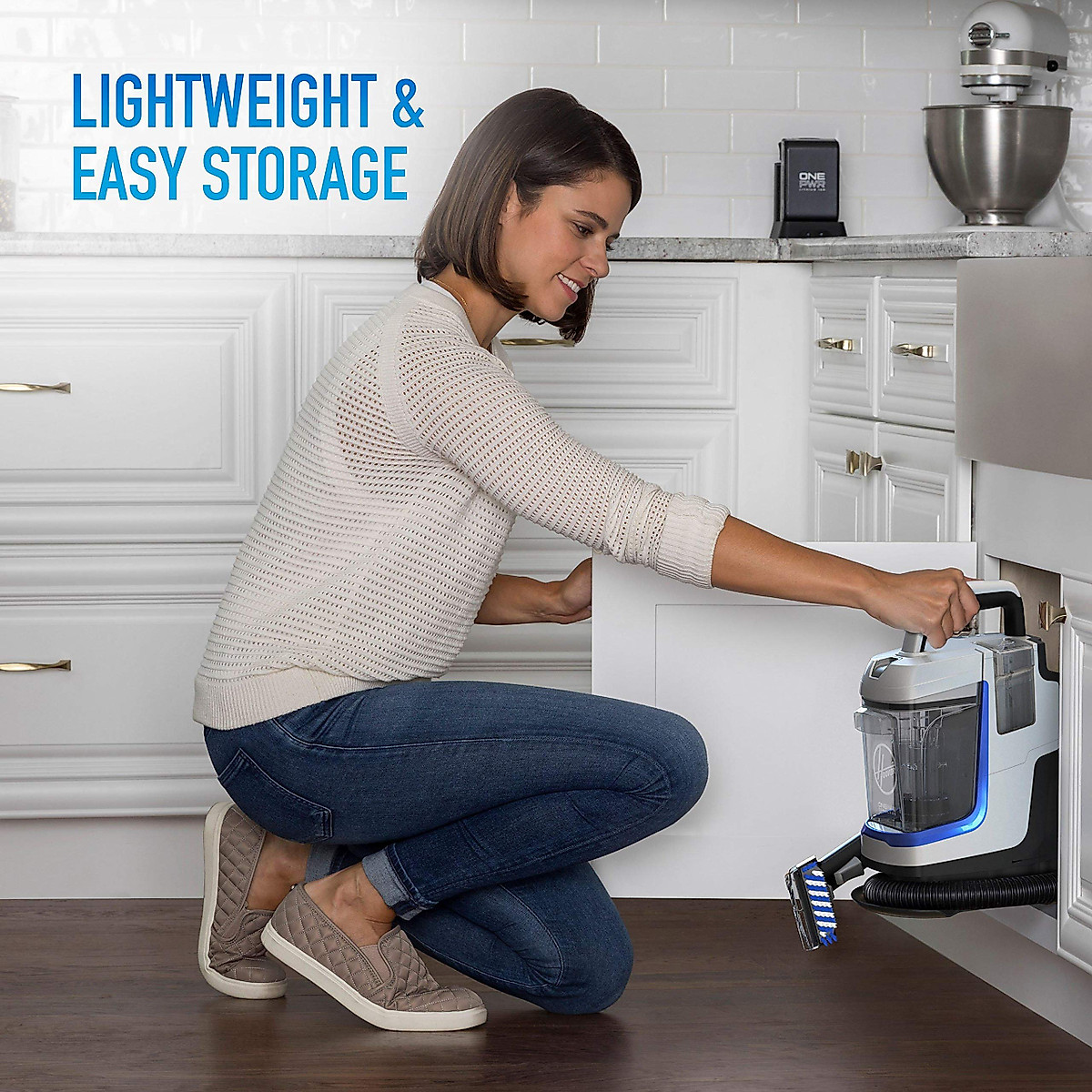 Hoover ONEPWR Spotless Go Battery Operated Spot and Stain Remover, Blue