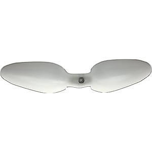 Suit Coat Hanger & Wardrobe Hanger 'Shoulder Saver' by BAKER HANGER - USA Made - 6 Inch Hook (White)