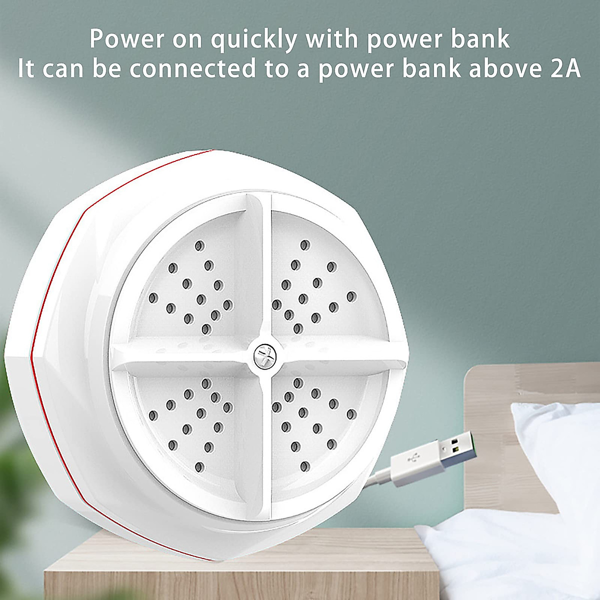 Portable Washing Machine for Sink Mini Dishwasher for Clothes and Dishes Small Washer for Underwear Personal Baby Clothes Towel for Camping Rv Travel & Home USB Interface Connection