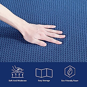 Olee Sleep 4 Inch Tri-Folding Memory Foam Topper, Single size