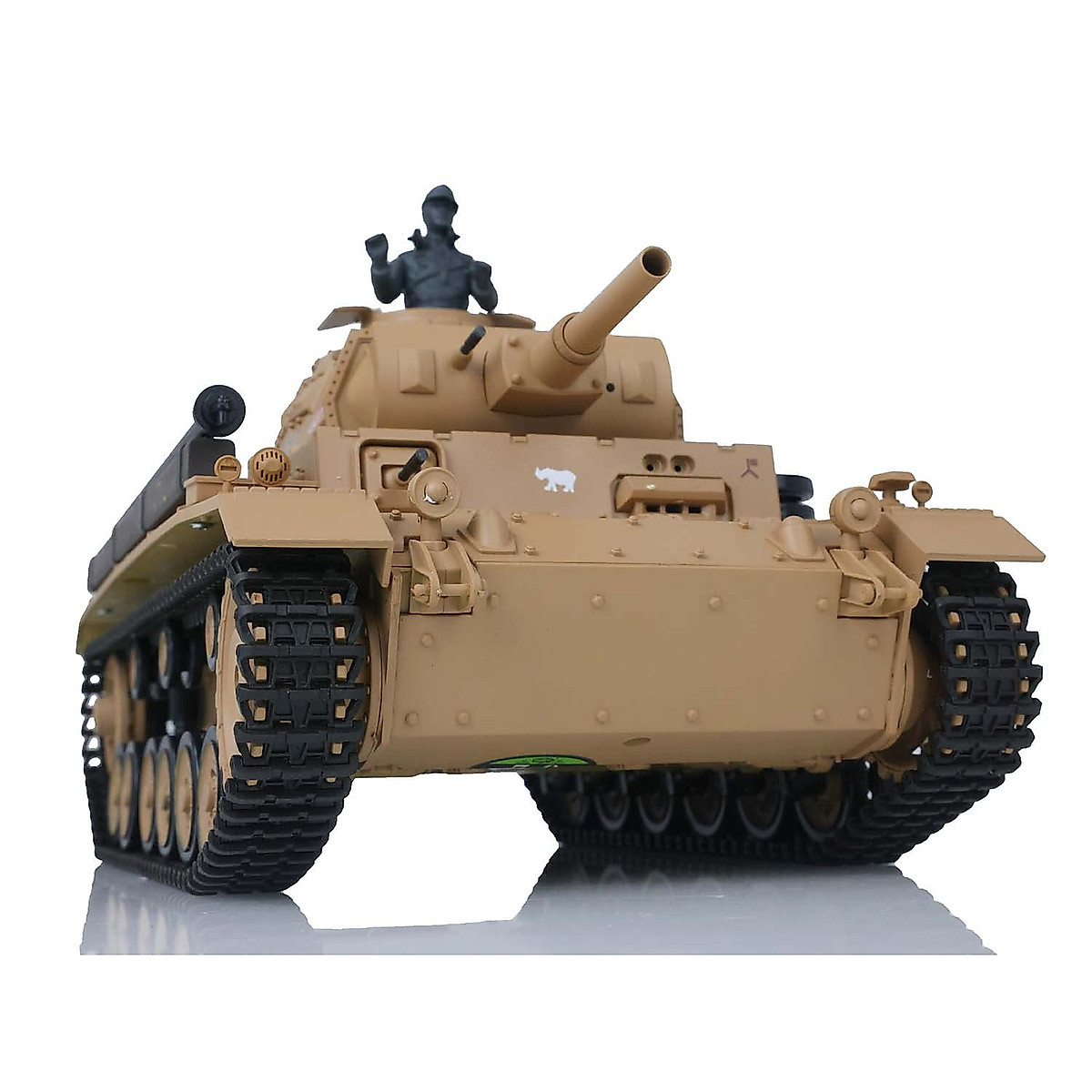 TOUCAN RC HOBBY Heng Long Tk7.0 1/16 Remote Control Tank Ir Bb Shoots Military Armored Car Smoke Effect (3849 Plastic Version)