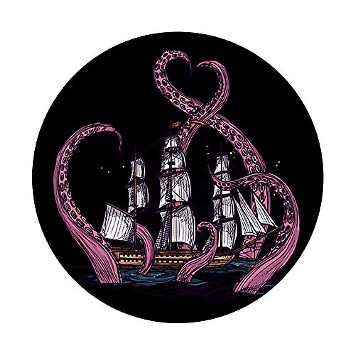 Octopus - Kraken PopSockets PopGrip: Swappable Grip for Phones & Tablets