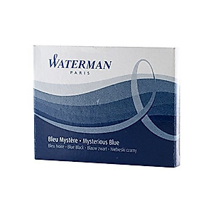 Waterman Products - Waterman - Refill Cartridges for Fountain Pens, Blue/Black Ink, 8/Pack - Sold As 1 Pack - Smooth flowing ink. - Easy to replace; mess-free. - Exacting manufacturing standards; consistent, flawless ink delivery.