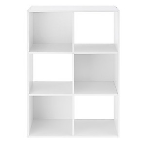 Whitmor 6 White Cube Organizer