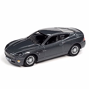 2002 V12 Vanquish Gray Metallic Die Another Day (2002) Movie 1/64 Diecast Model Car by Johnny Lightning JLPC001-JLSP096